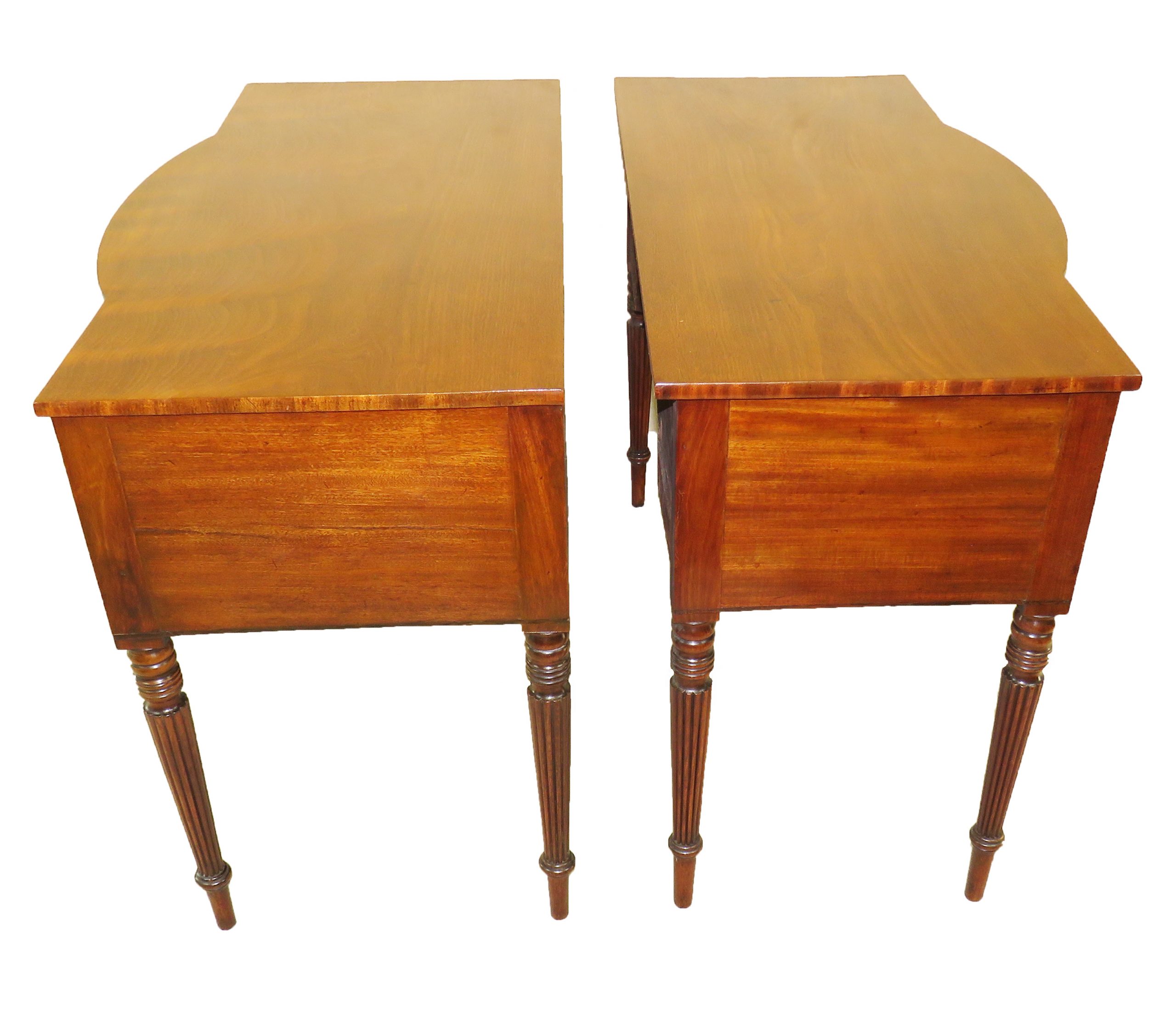 Pair Of Regency Mahogany Dressing Tables – S&S Timms Antiques