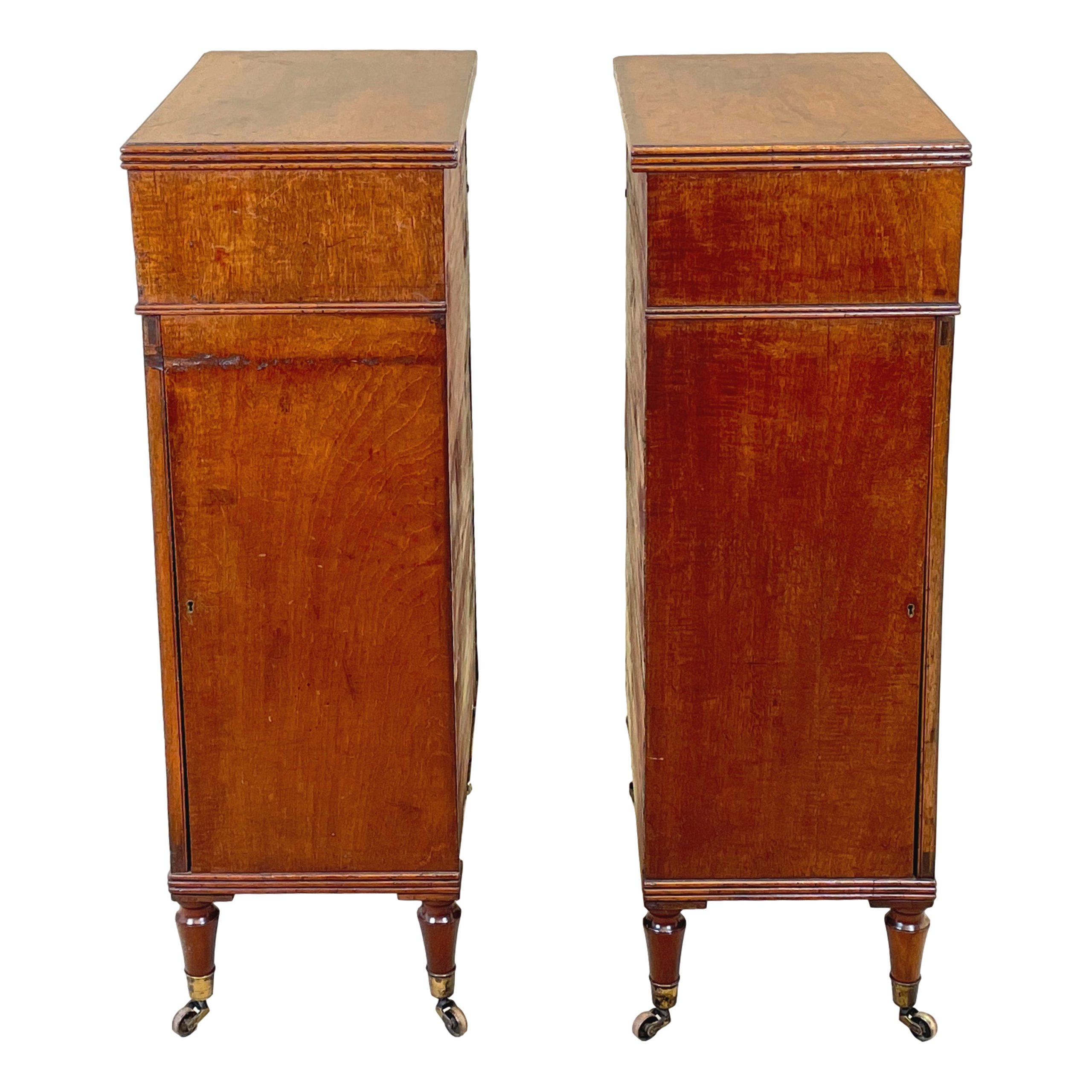 Fine Pair Of Regency Mahogany Side Cabinets – S&S Timms Antiques