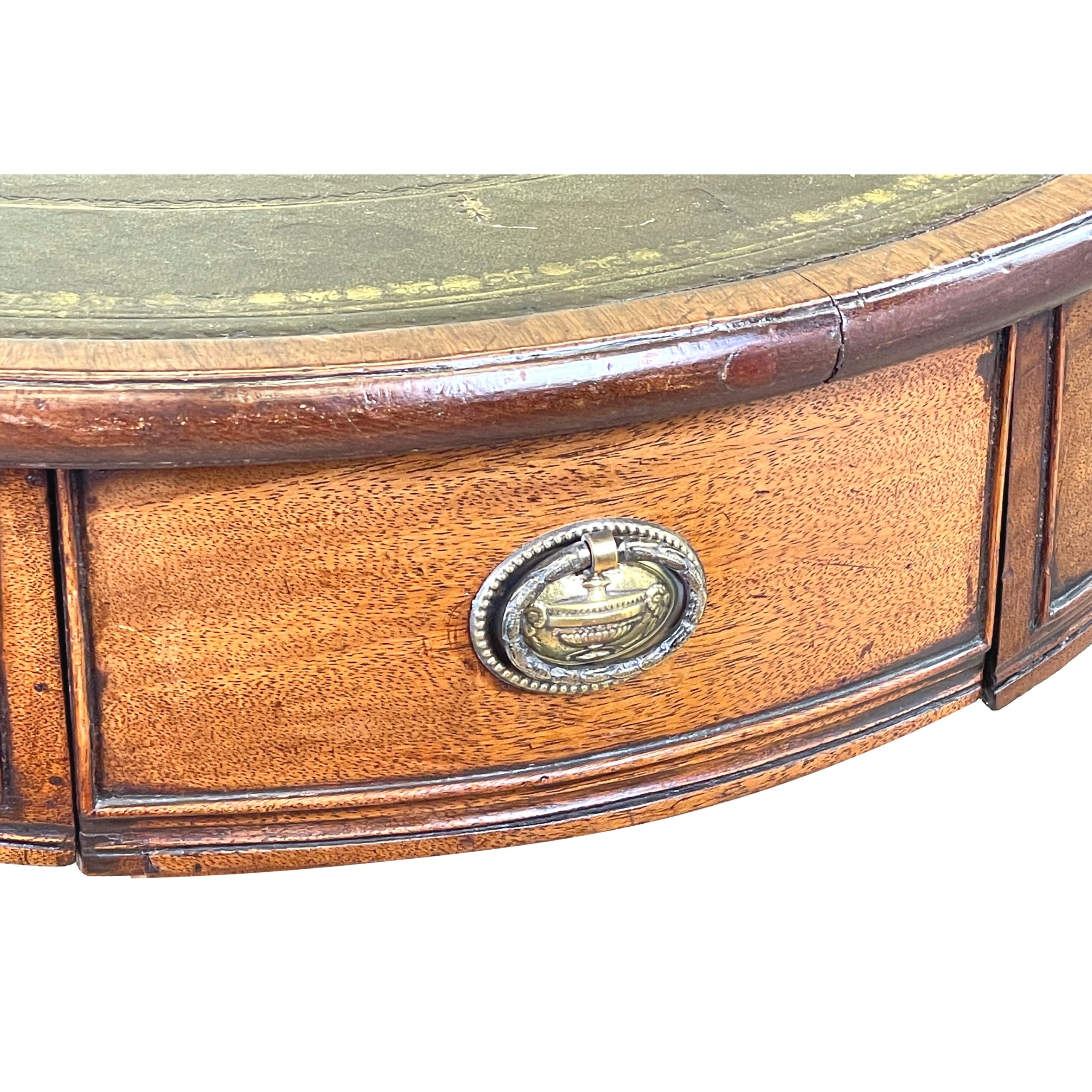 Regency Mahogany Drum Type Lamp Table – S&S Timms Antiques