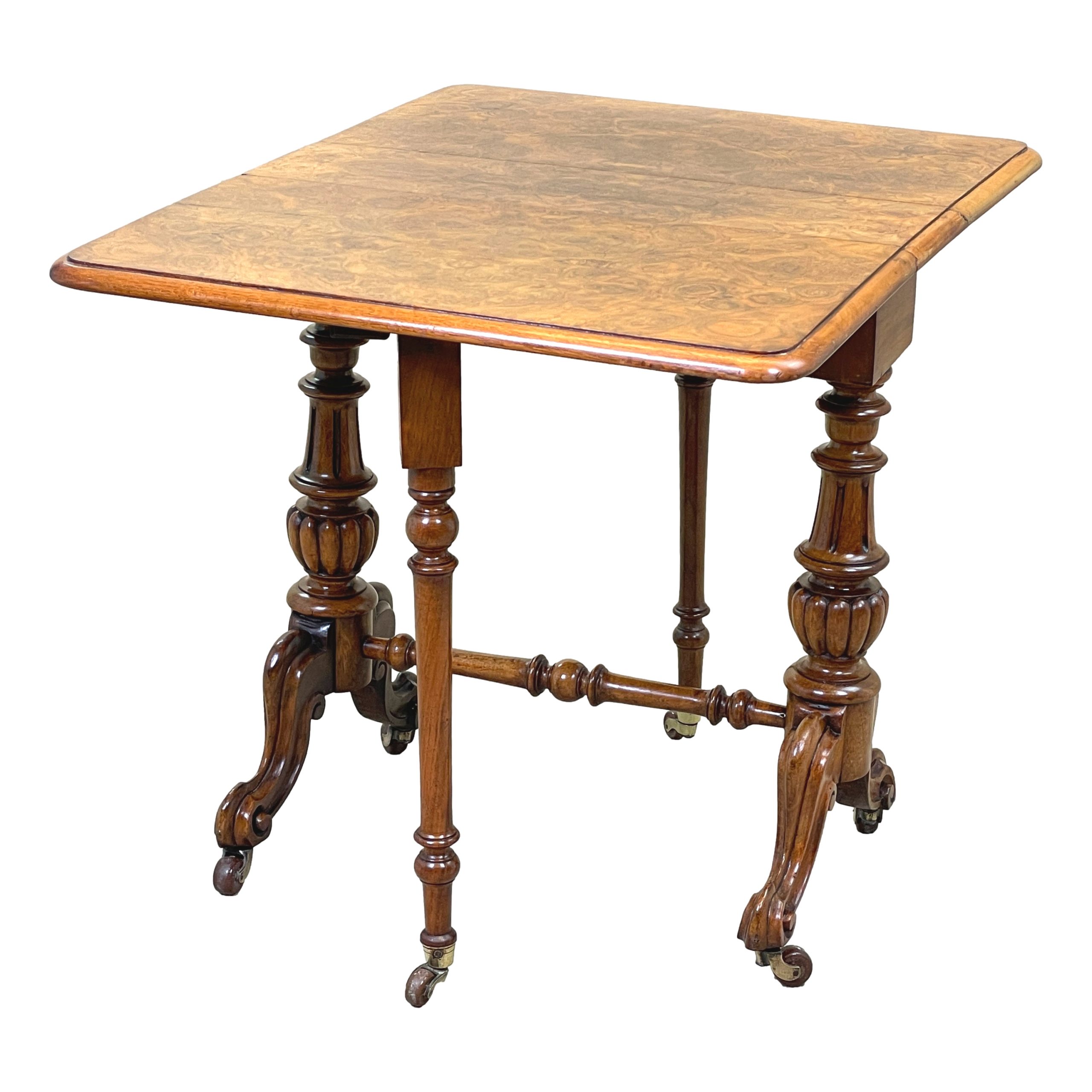 Victorian Walnut Baby Sutherland Table – S&S Timms Antiques