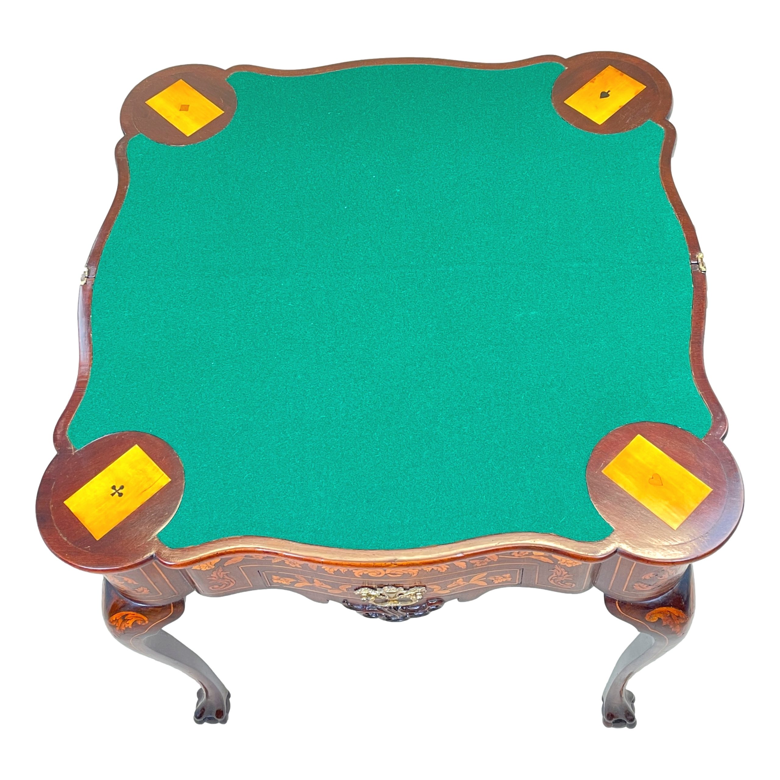 Dutch 18th Century Walnut Card Table – S&S Timms Antiques