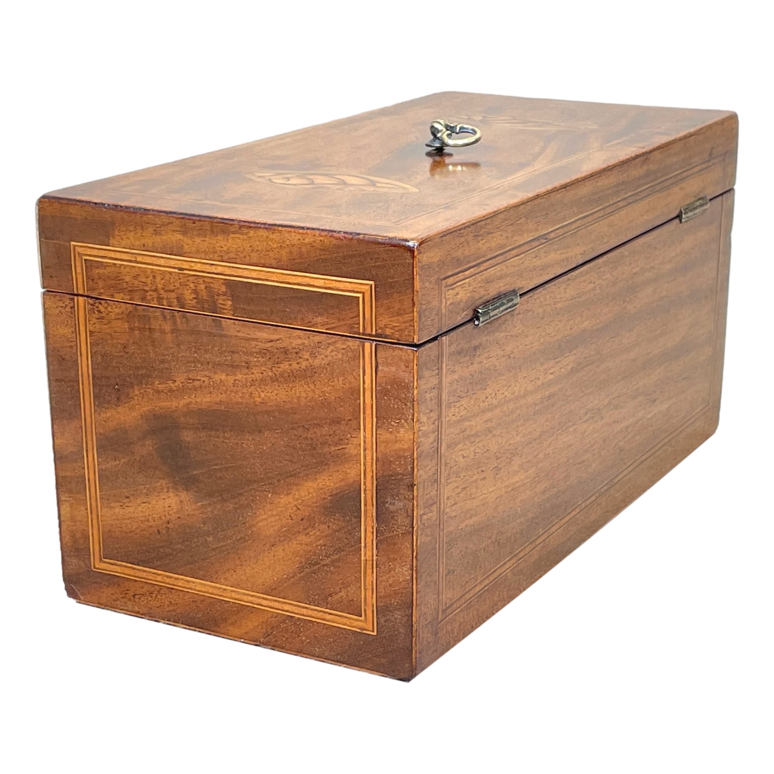 Large Georgian Mahogany Tea Caddy – S&S Timms Antiques