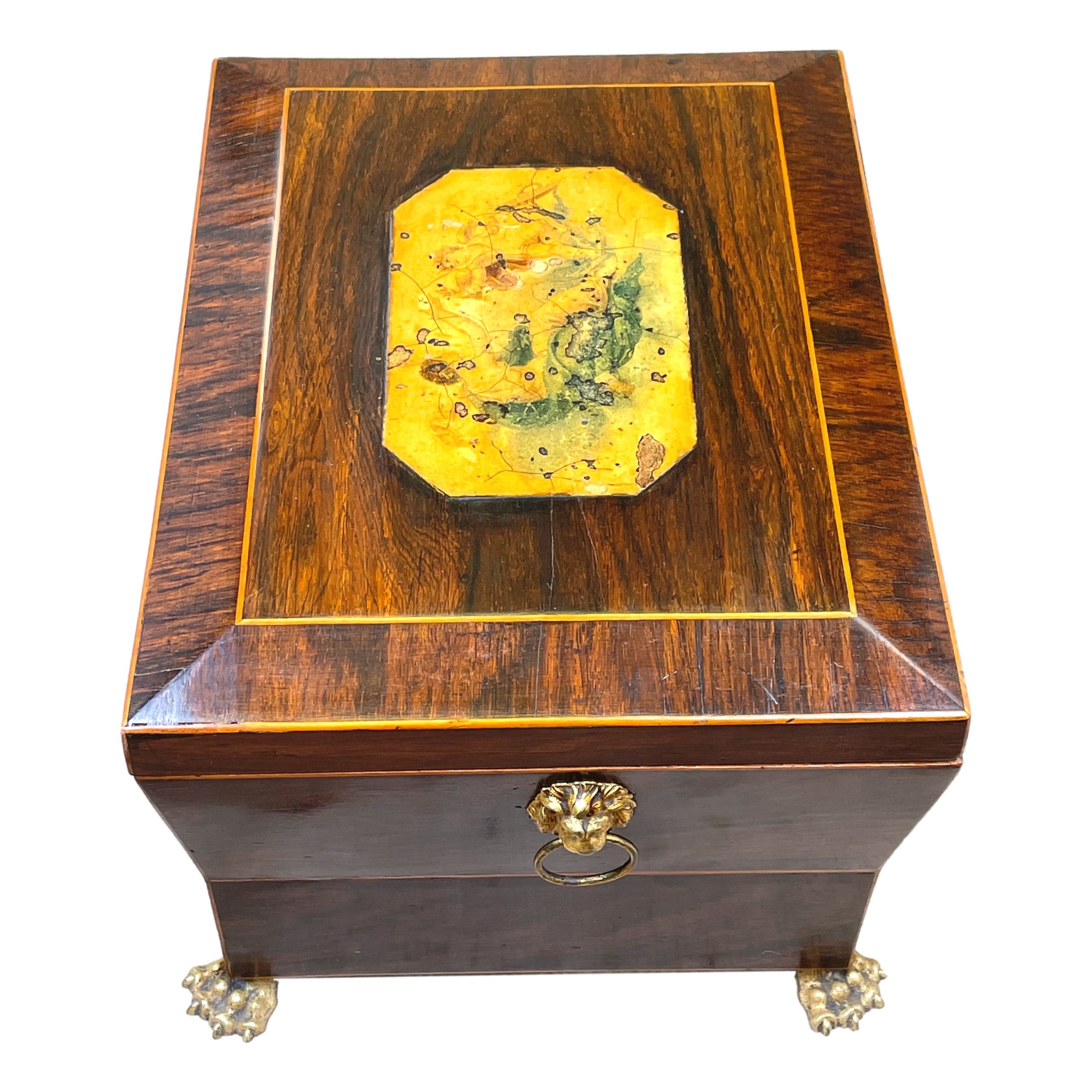 Regency Rosewood Jewellery Box – S&S Timms Antiques