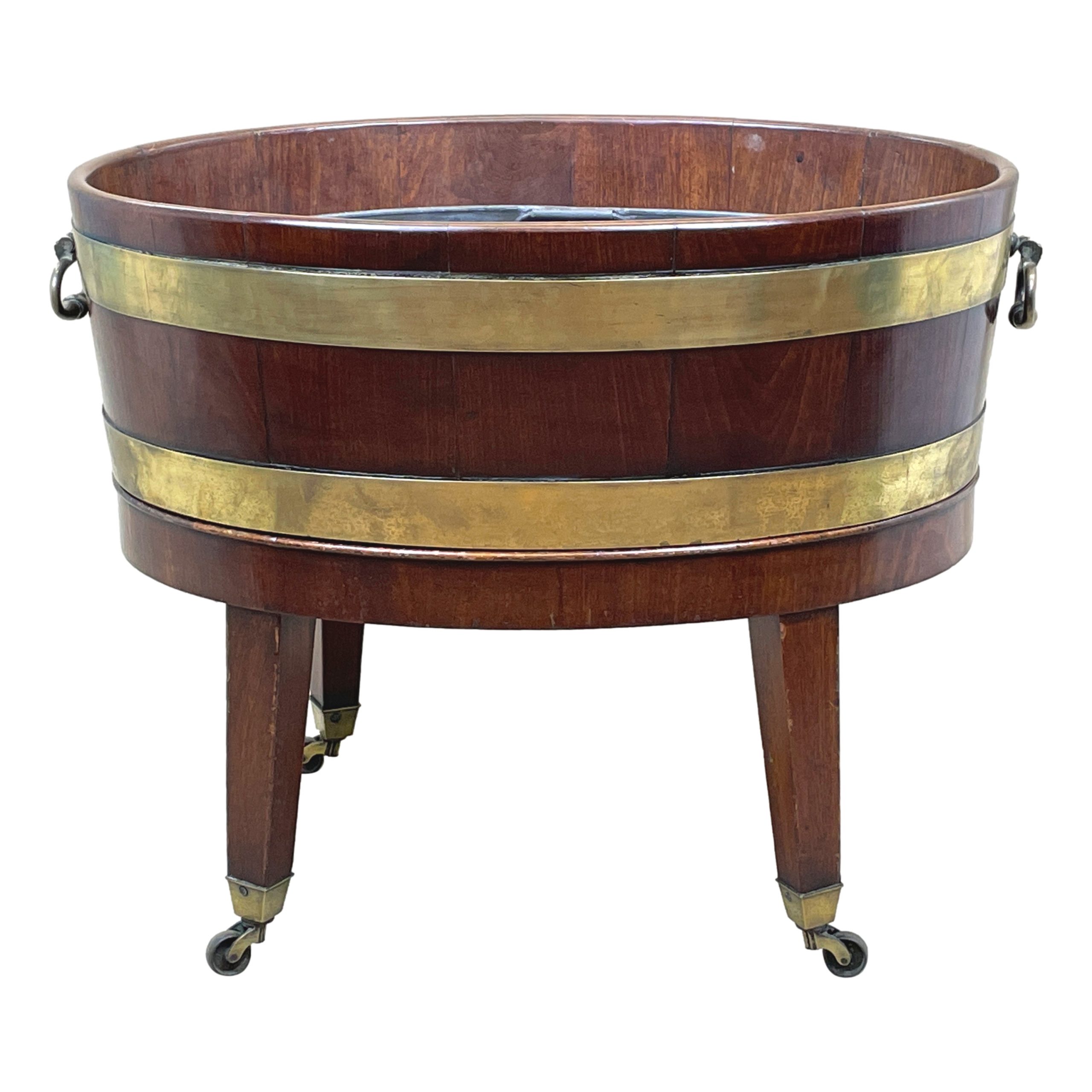 Georgian Oval Open Wine Cooler – S&S Timms Antiques