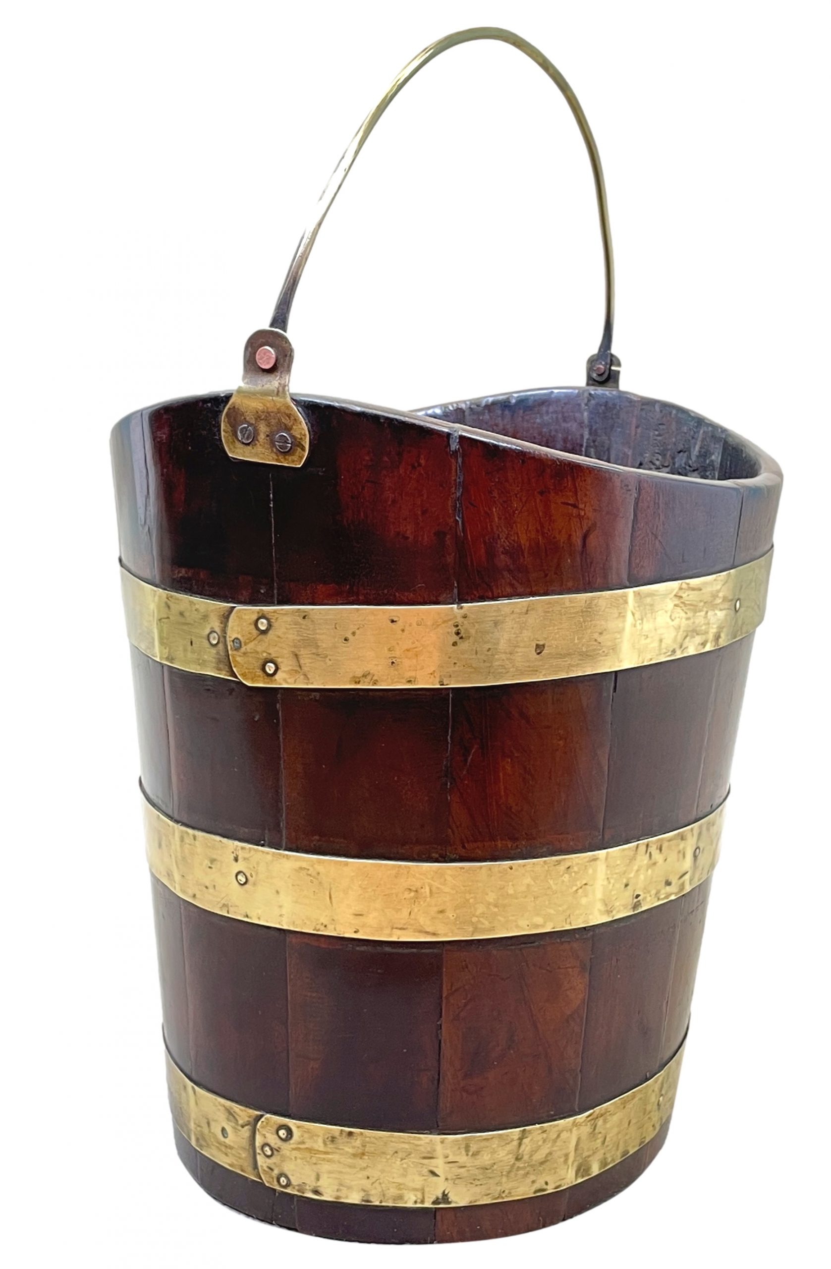 18th Century Mahogany & Brass Bucket – S&S Timms Antiques