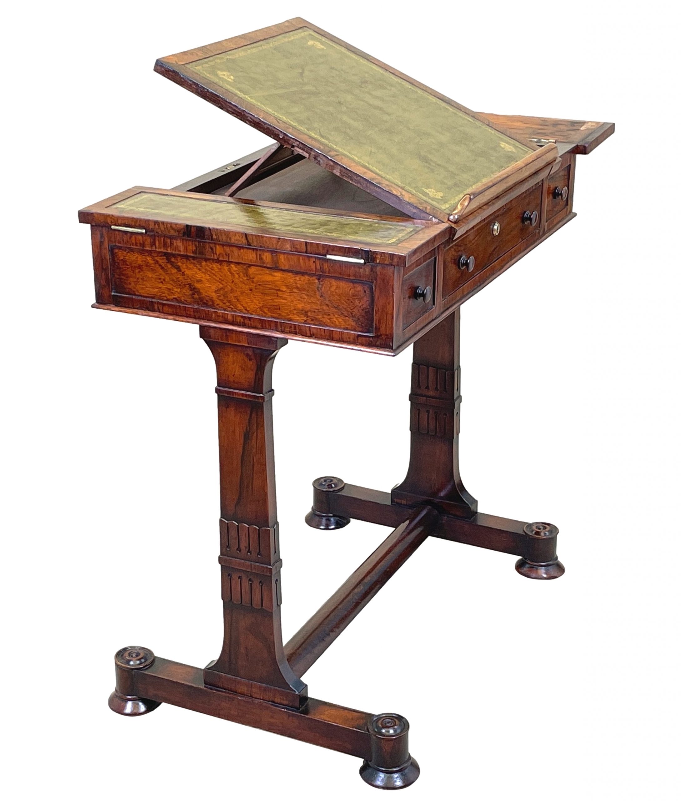 Small 19th Century Rosewood Reading Table – S&S Timms Antiques
