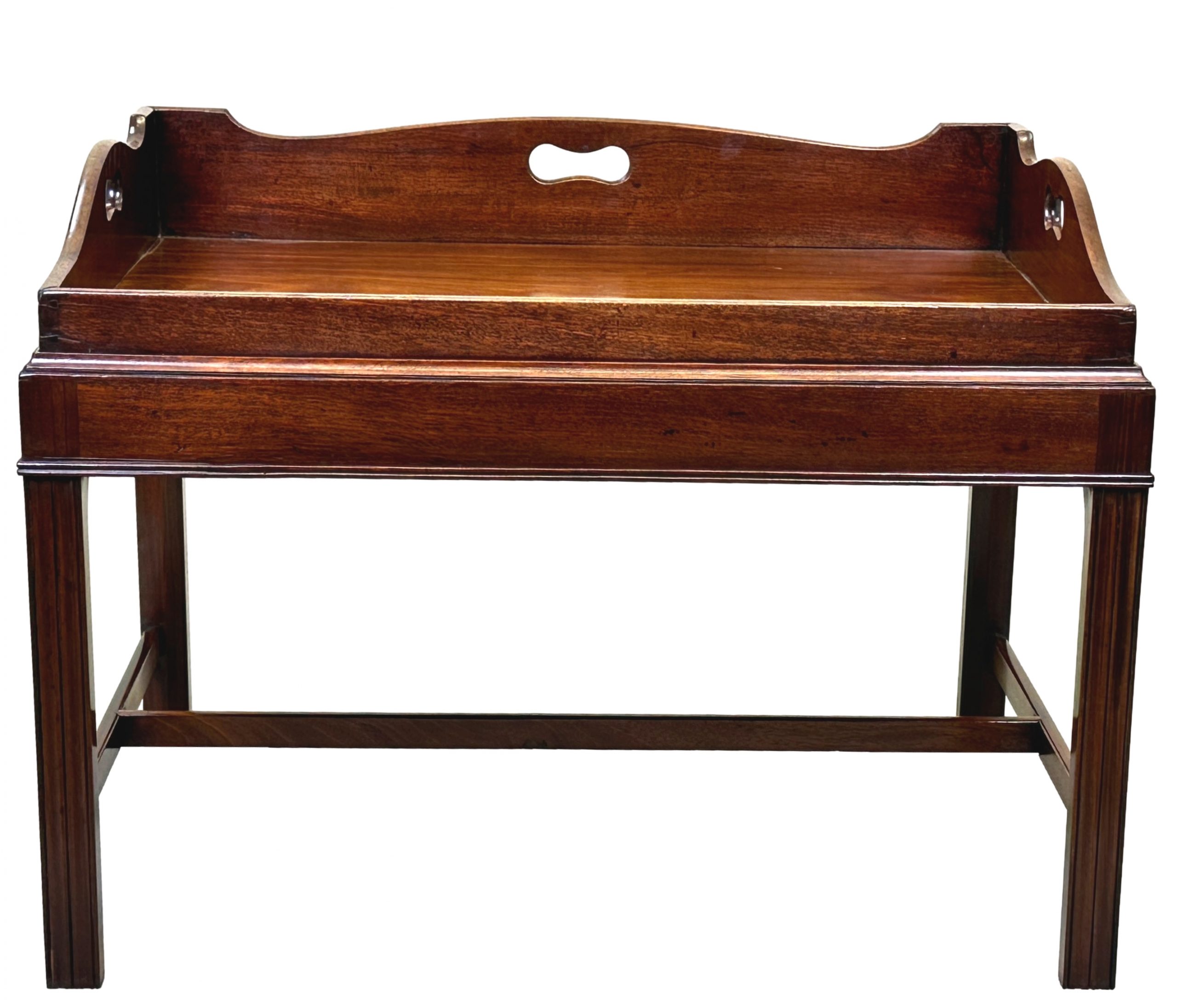 Georgian 18th Century Mahogany Tray On Stand – S&S Timms Antiques