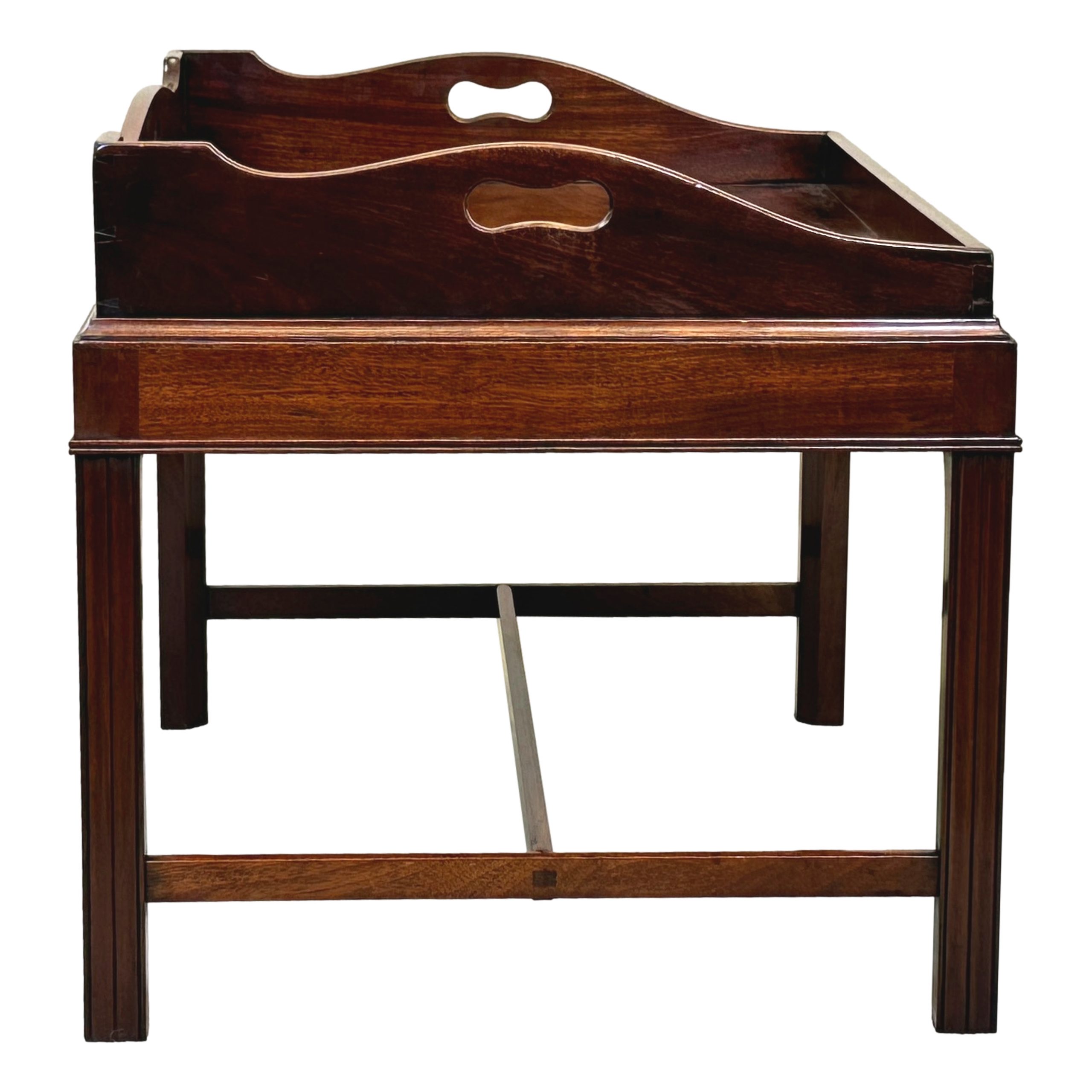 Georgian 18th Century Mahogany Tray On Stand – S&S Timms Antiques