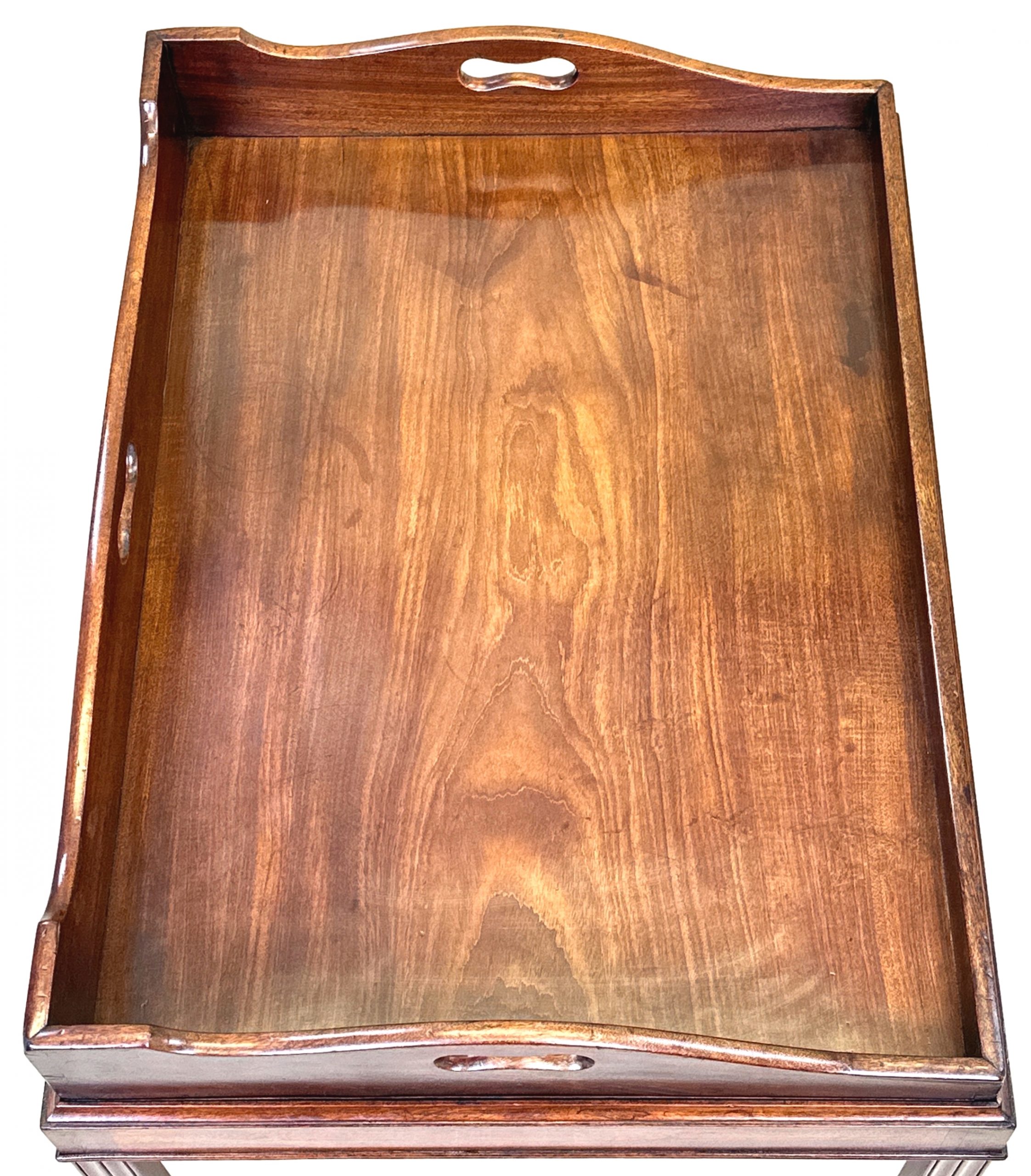Georgian 18th Century Mahogany Tray On Stand – S&S Timms Antiques