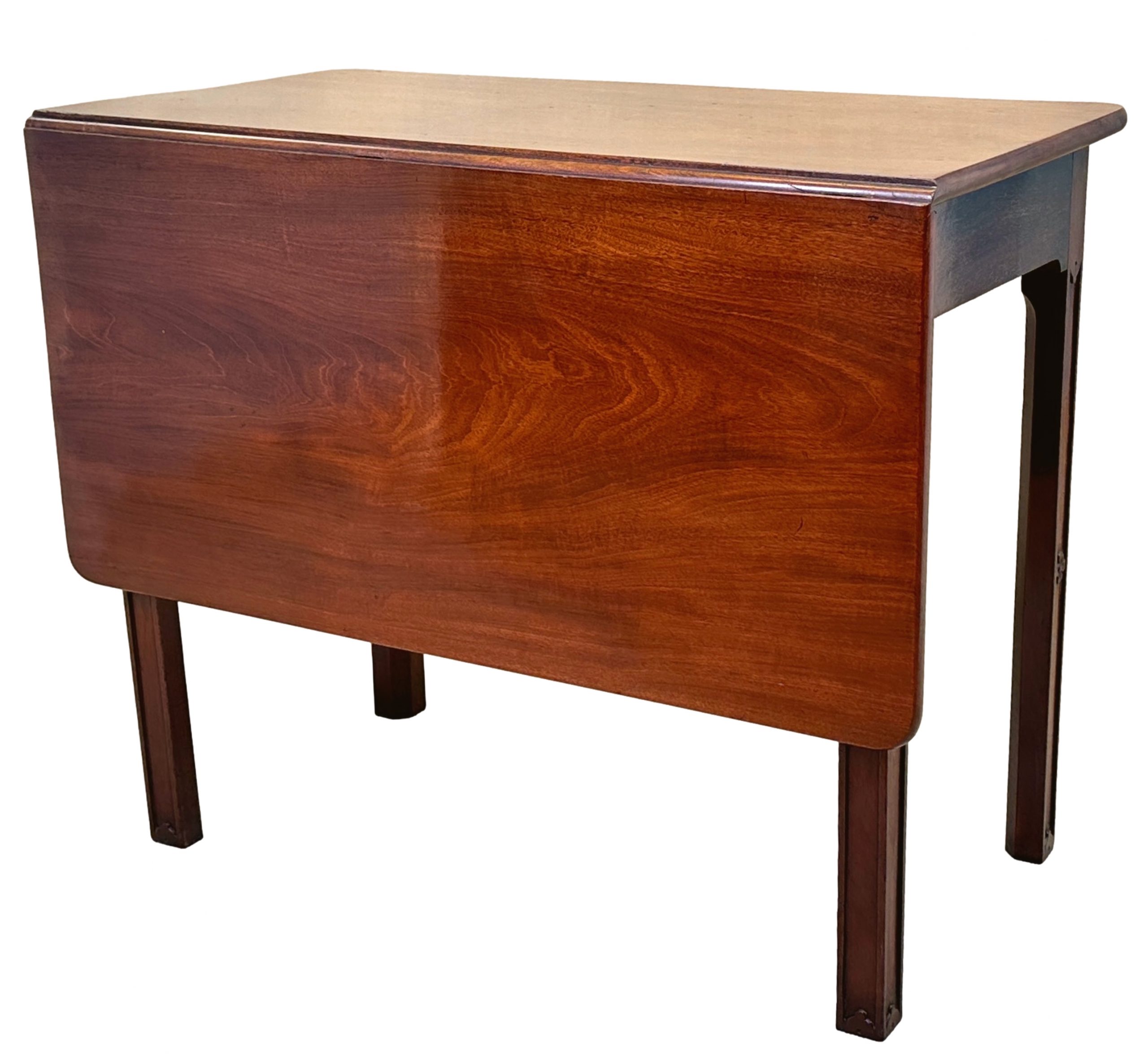 Georgian 18th Century Mahogany Drop Flap Side Table – S&S Timms Antiques