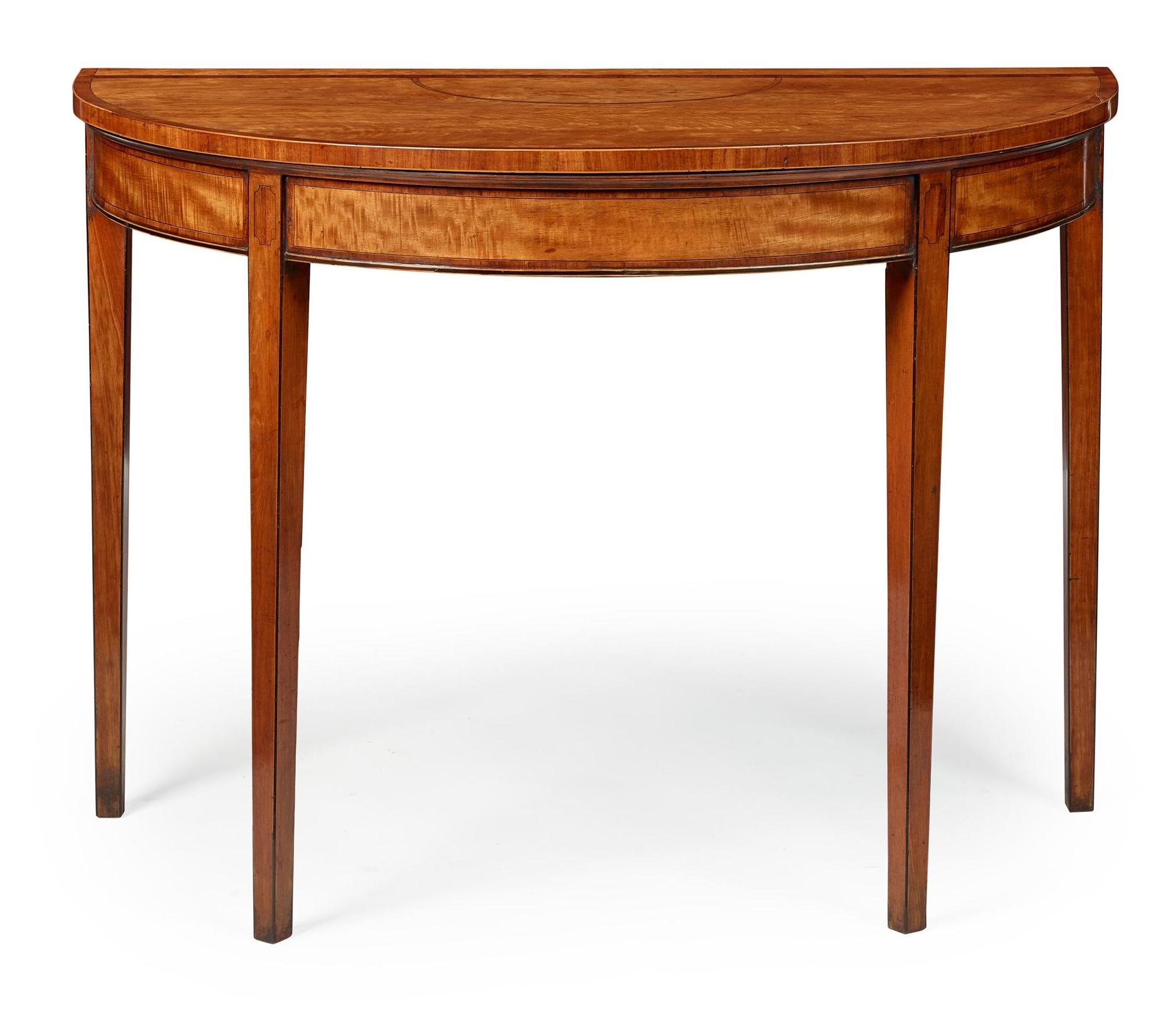Georgian 18th Century Satinwood Pier Table – S&S Timms Antiques
