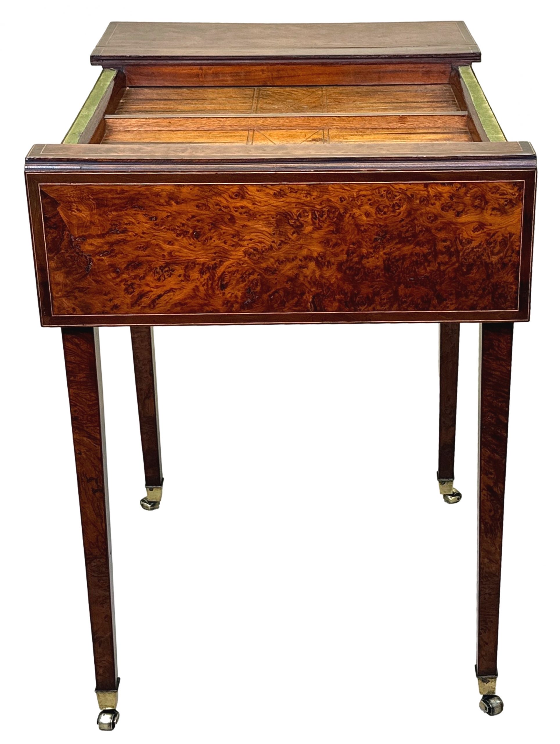 Georgian Yew Wood Games Table – S&S Timms Antiques