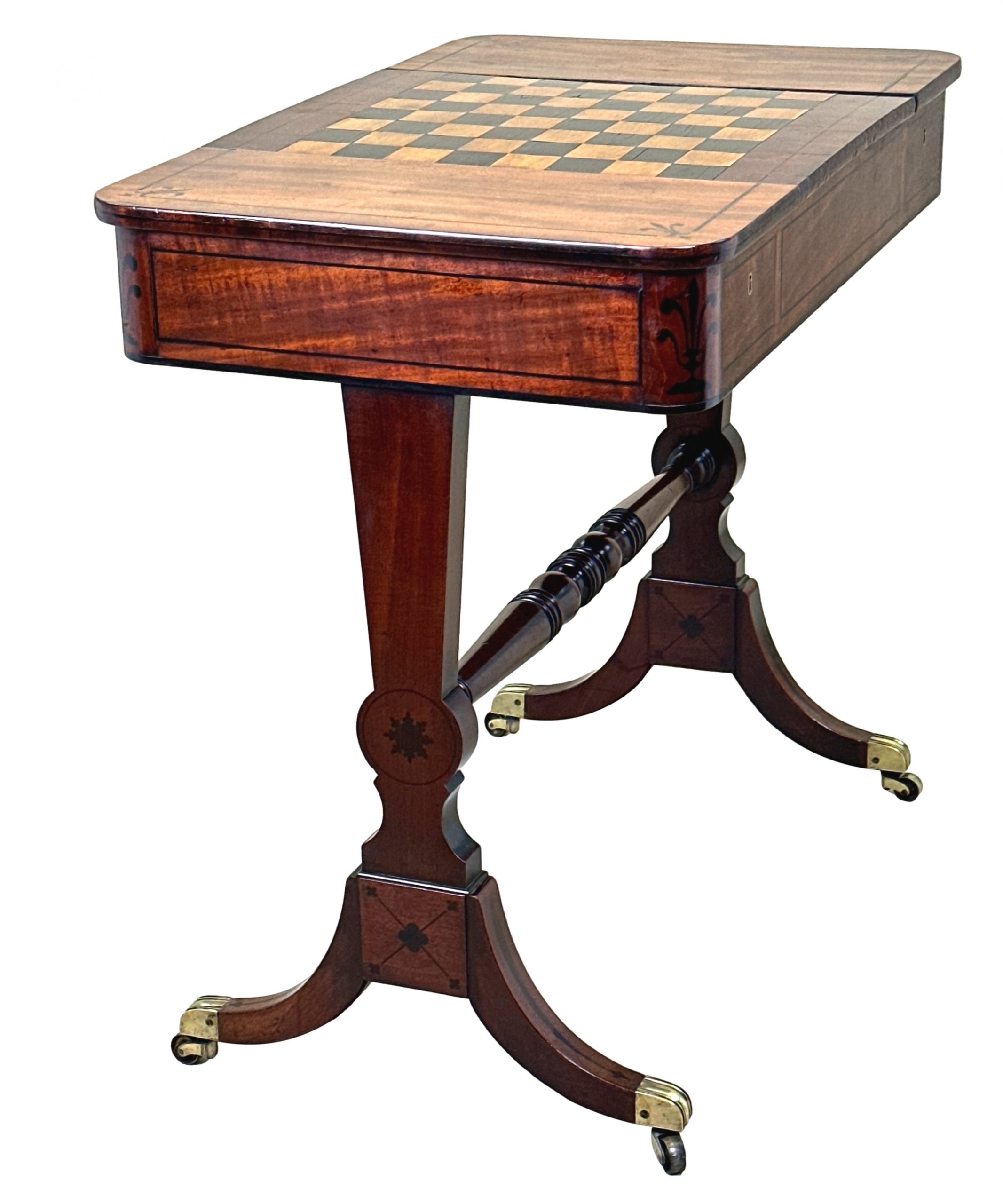 Georgian Mahogany Games Table – S&S Timms Antiques