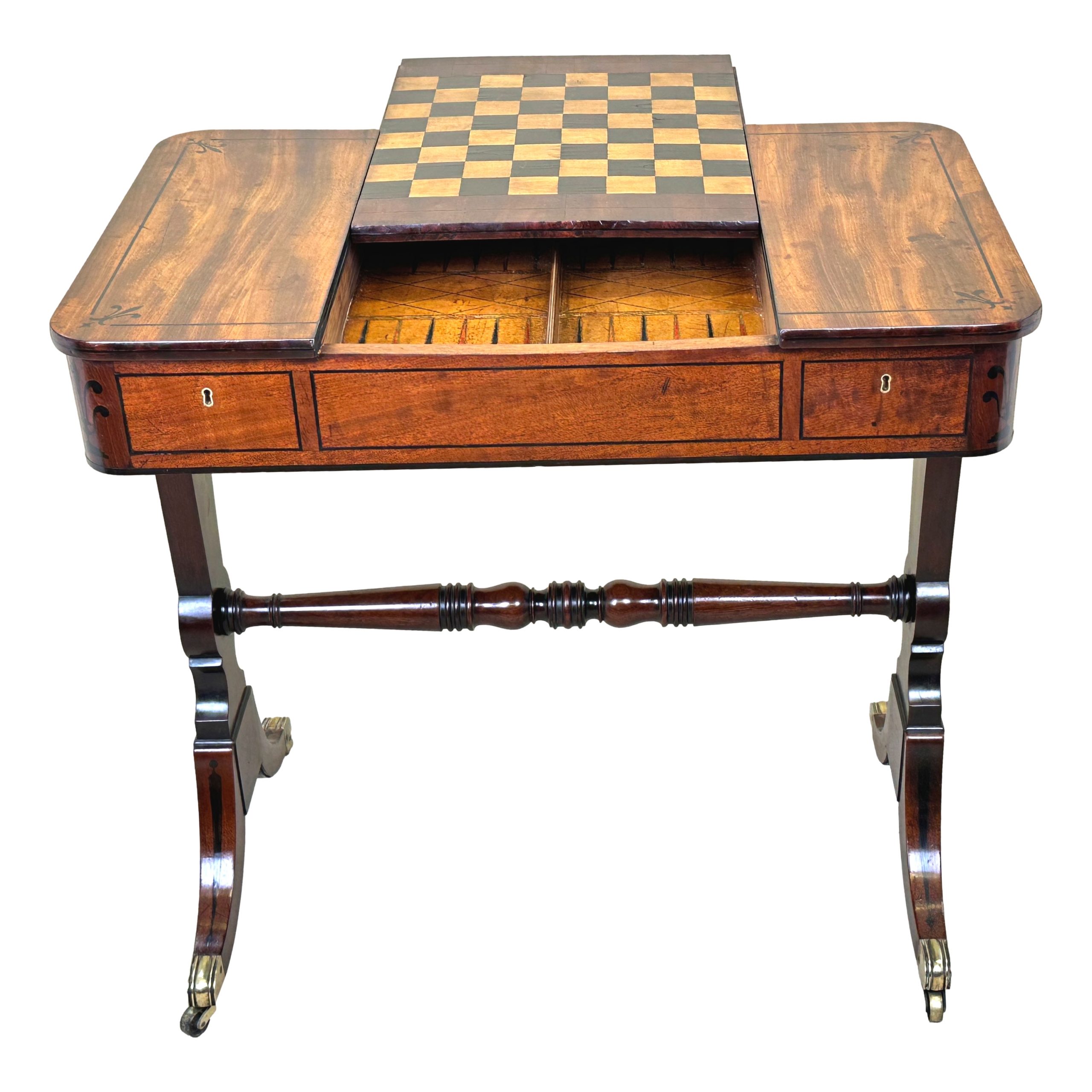 Georgian Mahogany Games Table – S&S Timms Antiques
