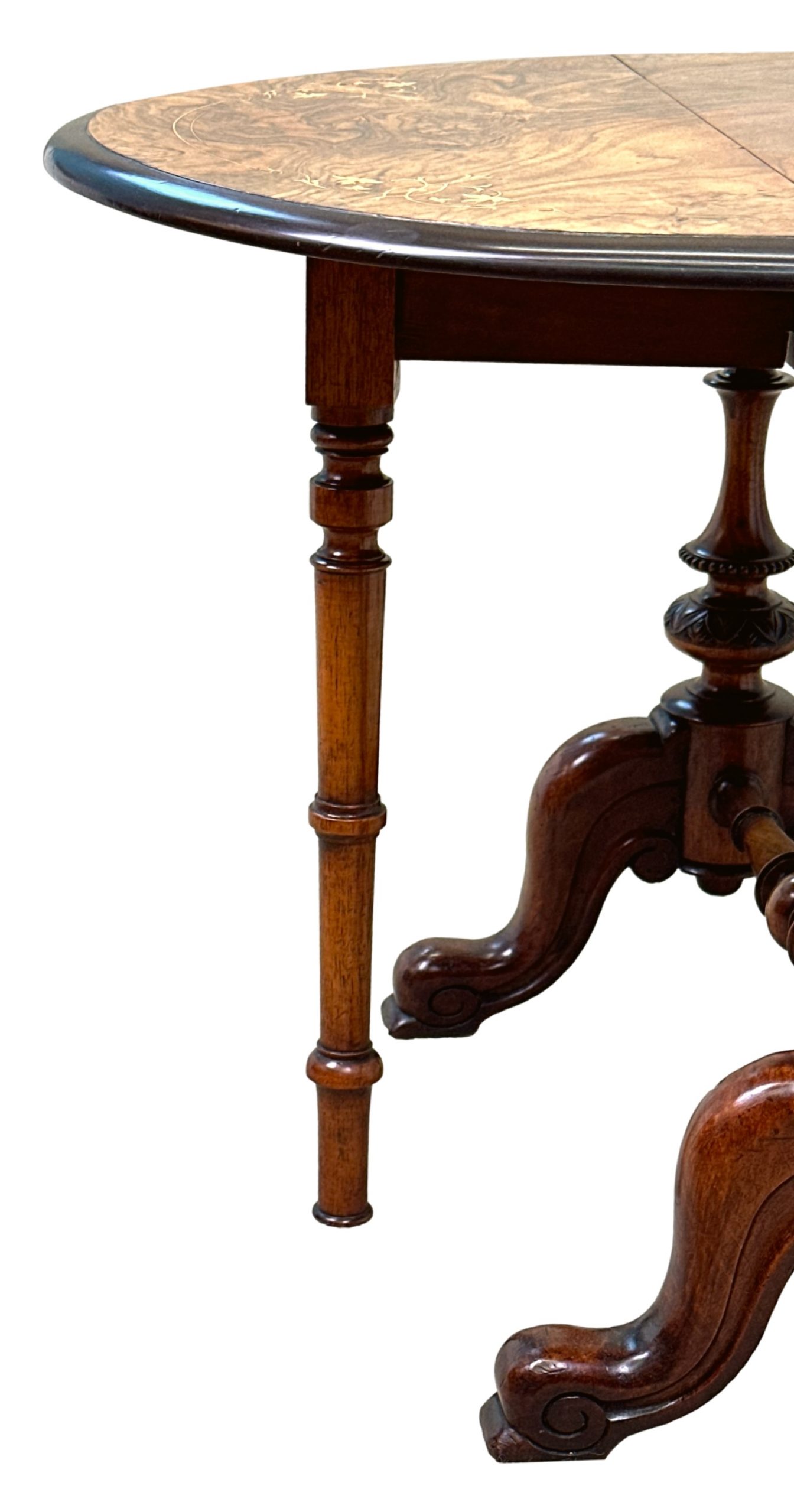 19th Century Walnut Baby Sutherland Table – S&S Timms Antiques