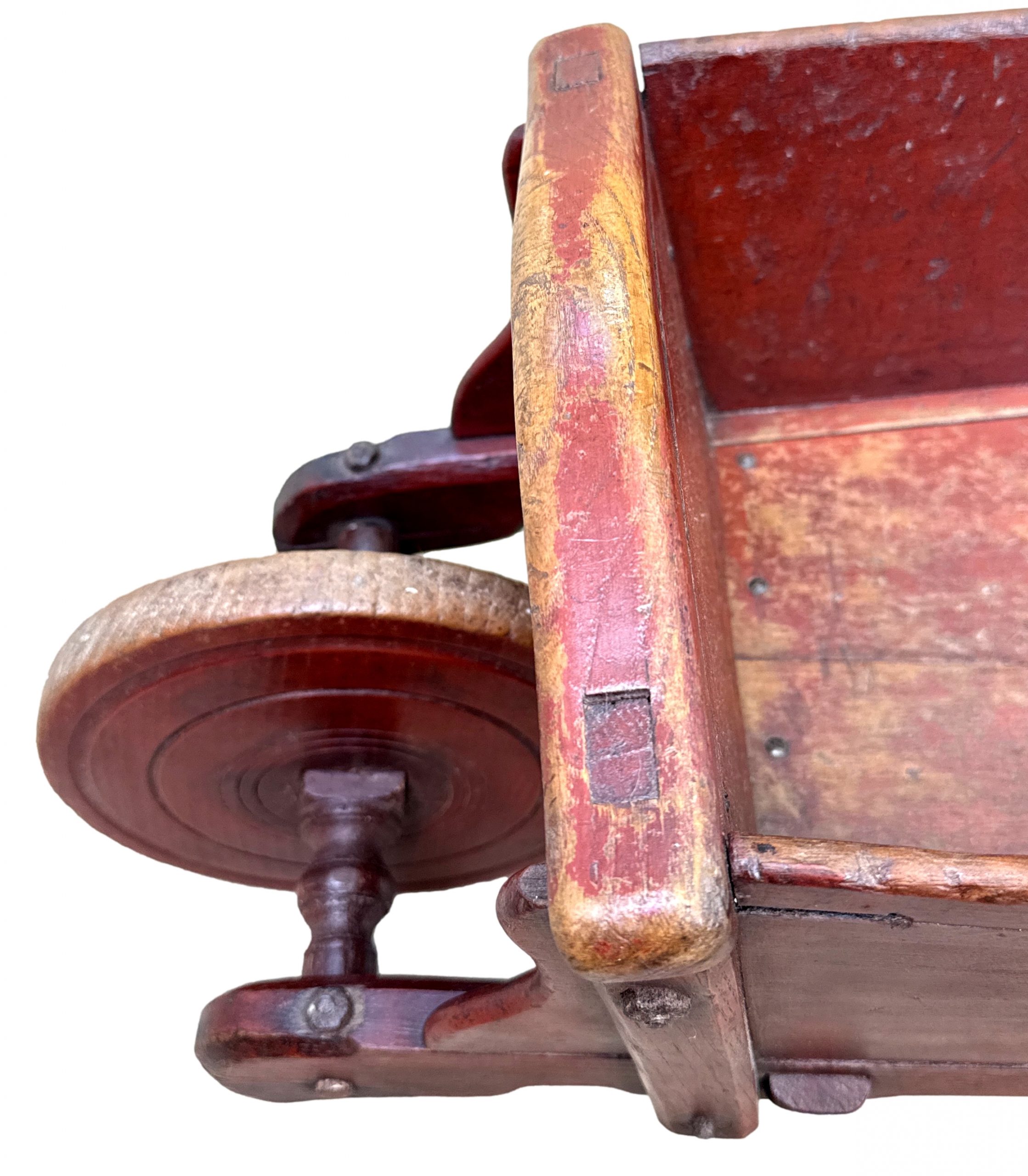 Victorian 19th Century Elm Painted Childs Wheelbarrow – S&S Timms Antiques